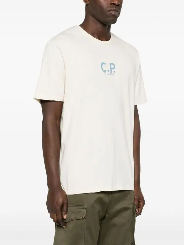 C.P. COMPANY Logo-print Cotton T-shirt