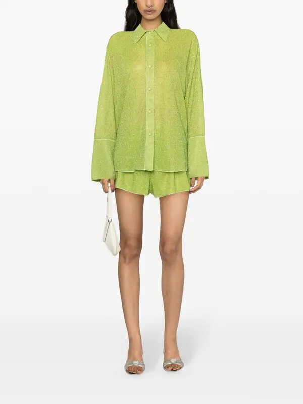 Oseree Lumière Lurex Shorts