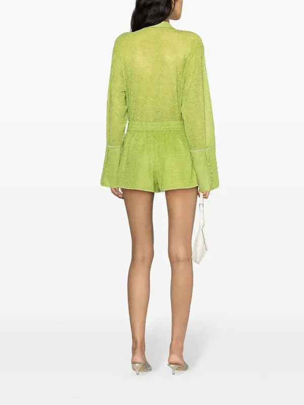 Oseree Lumière Lurex Shorts