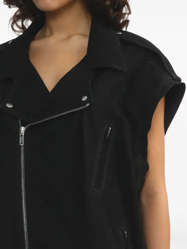 Rick Owens Leather Biker Vest