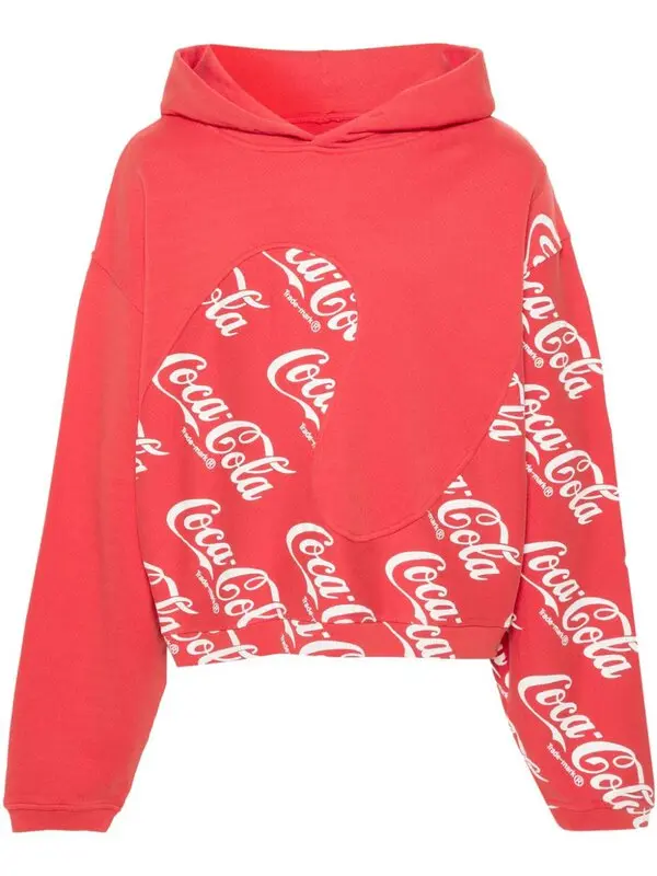 ERL Coca-cola Print Hoodie