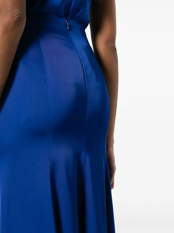 Philosophy Di Lorenzo Serafini Satin Maxi Flared Skirt