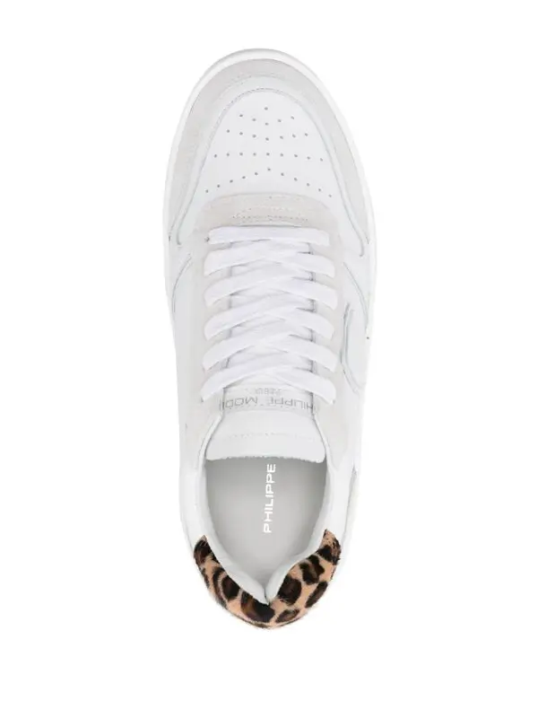 Philippe Model Temple Leather Sneakers