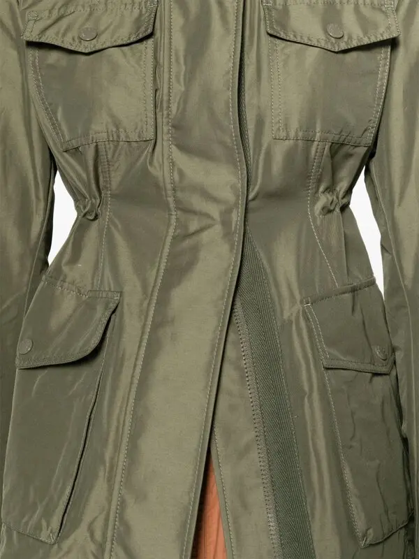 Moncler Ilo Concealed-hood Jacket - Green