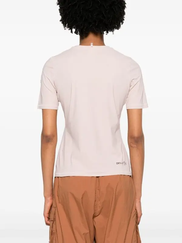 Moncler Logo-embossed Technical-jersey T-shirt