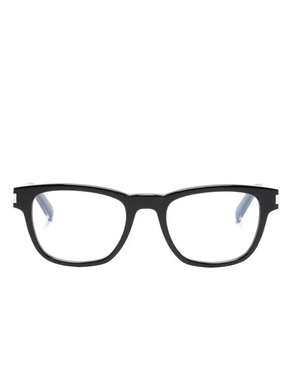 Saint Laurent Sl 664 Square-frame Glasses - Black