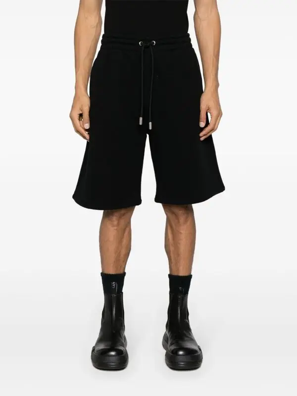 Off-White Bandana Skate Sweatshorts - Black