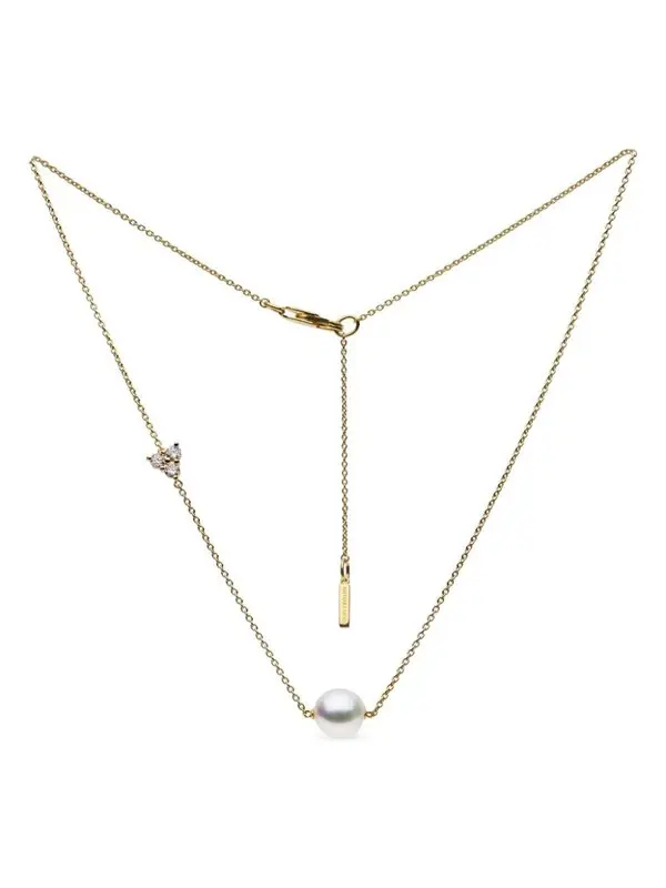 AUTORE MODA Saskia -vermeil Pearl Necklace - Gold