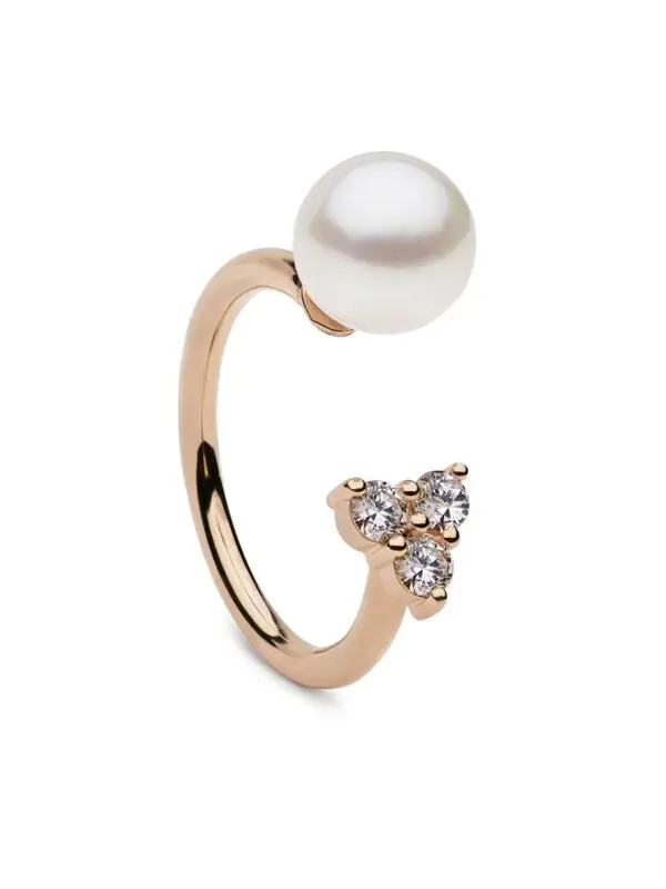 AUTORE MODA Saskia Pearl-embellished Ring - Pink