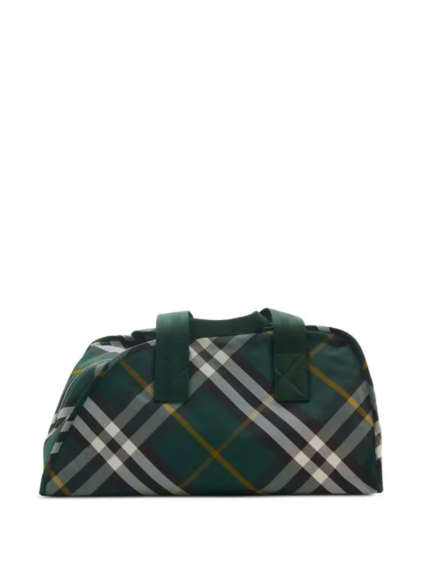 Burberry Check-pattern Duffle Bag - Green