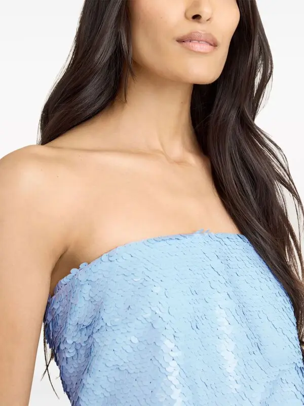Cinq À Sept Jupiter Sequined Crop Top