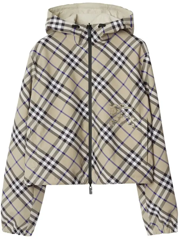 Burberry Reversible Cropped Jacket - Neutrals
