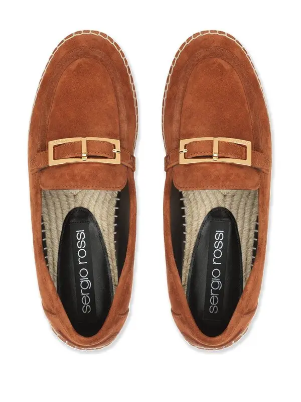 SERGIO ROSSI Sr Nora Suede Loafers