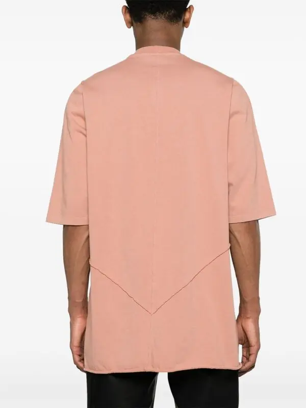 Rick Owens Jumbo Ss Cotton T-shirt - Pink