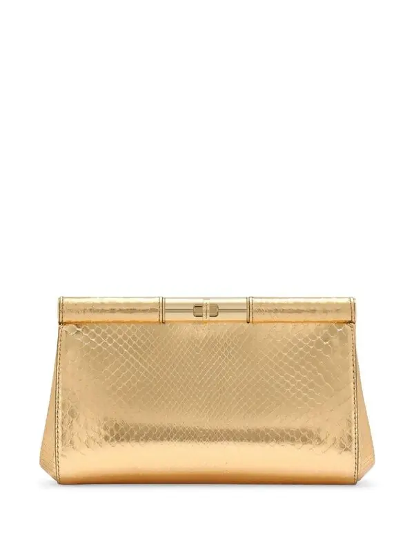 Dolce & Gabbana Medium Marlene Clutch Bag - Gold