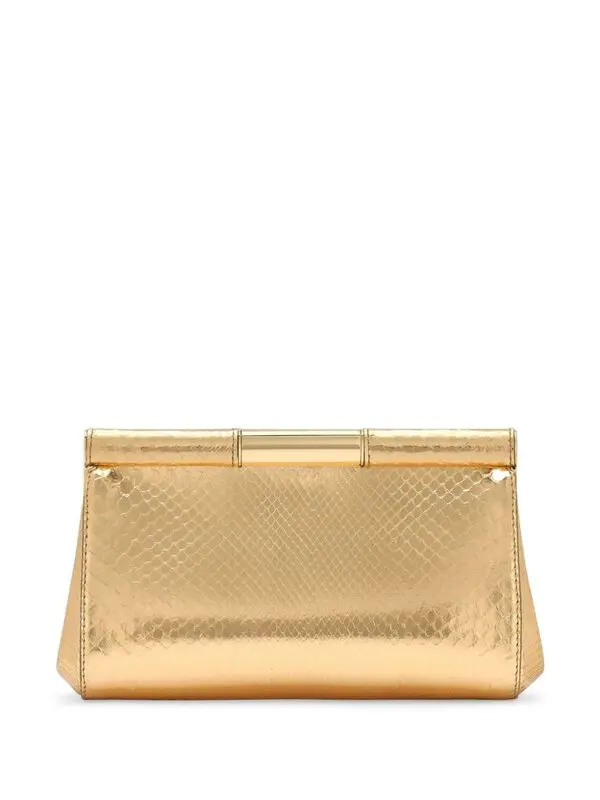 Dolce & Gabbana Medium Marlene Clutch Bag - Gold