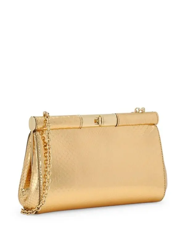 Dolce & Gabbana Medium Marlene Clutch Bag - Gold