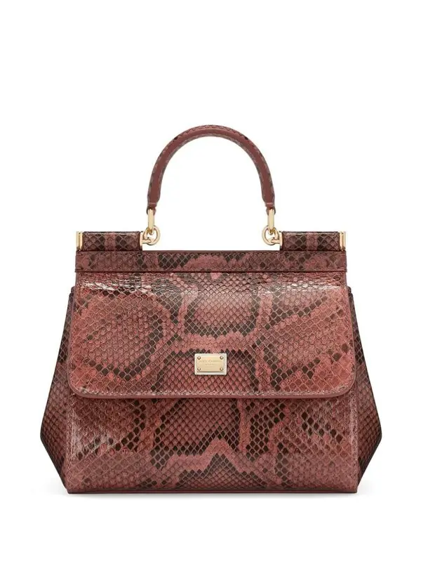 Dolce & Gabbana Medium Sicily Top-handle Bag - Pink