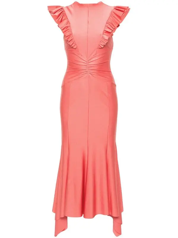 Philosophy Di Lorenzo Serafini Ruffled Midi Dress