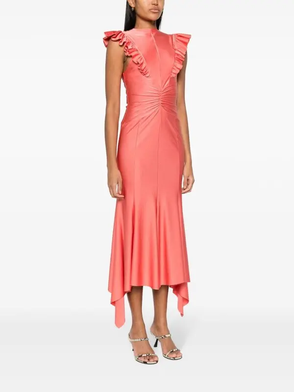 Philosophy Di Lorenzo Serafini Ruffled Midi Dress