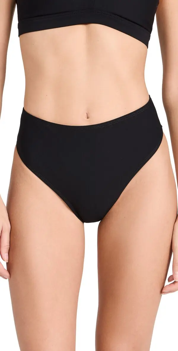 STYLEST Brief Bikini Bottom - Caviar