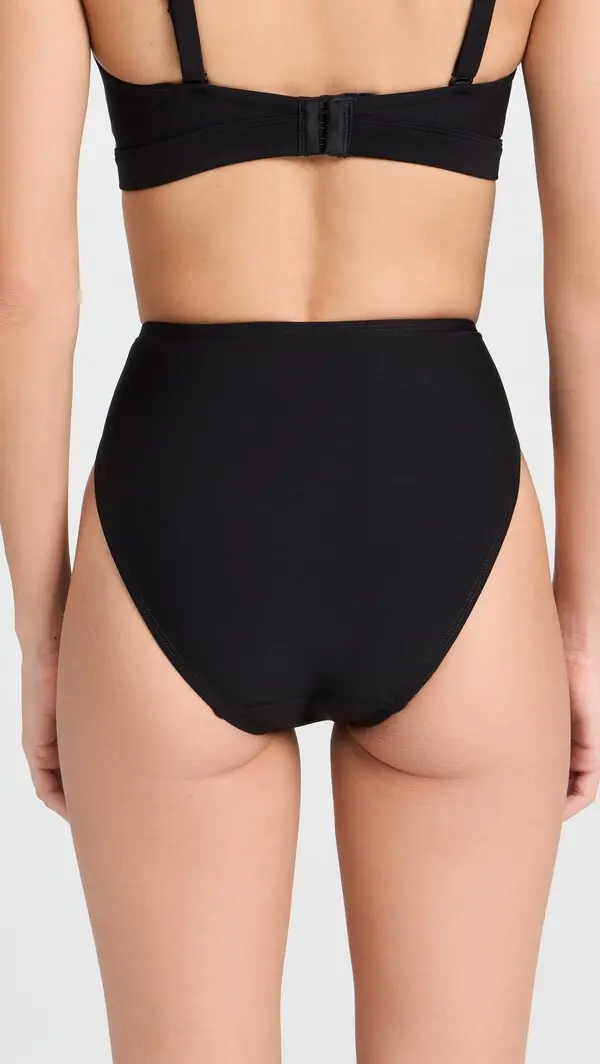 STYLEST Brief Bikini Bottom - Caviar