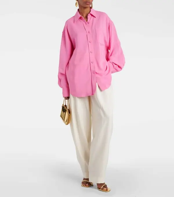 Stella McCartney Oversized Crêpe Shirt