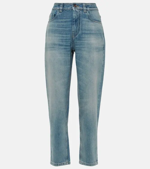 Brunello Cucinelli Mid-rise Jeans - Blue