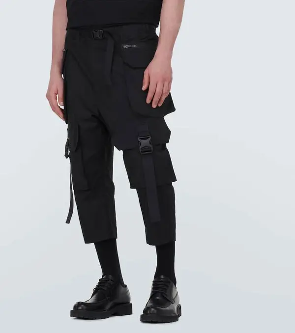 Junya Watanabe Cotton-blend Gabardine Cargo Pants