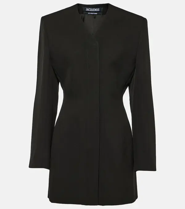Jacquemus La Robe Cubo Minidress - Black