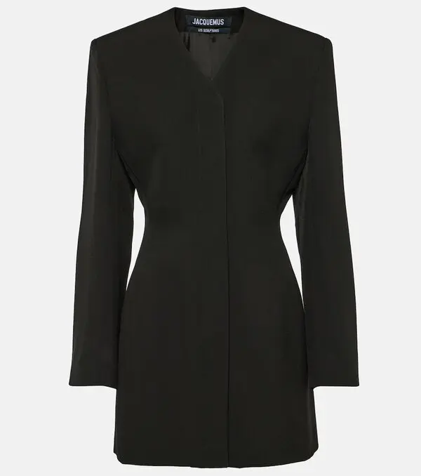 Jacquemus La Robe Cubo Minidress - Black