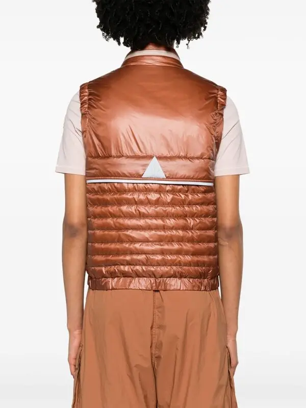 Moncler Gumiane Quilted Down Gilet - Red