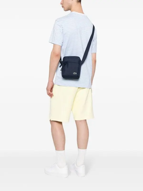 Lacoste Logo Appliqué Messenger Bag