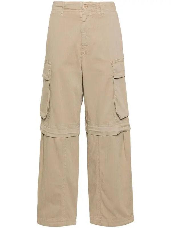 SEMICOUTURE Herringbone Cargo Trousers