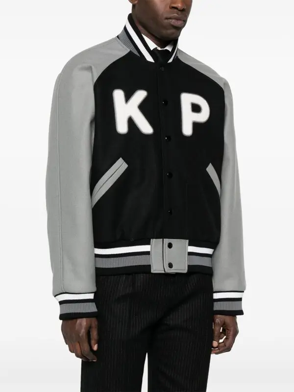 Kenzo Logo-appliqué Bomber Jacket