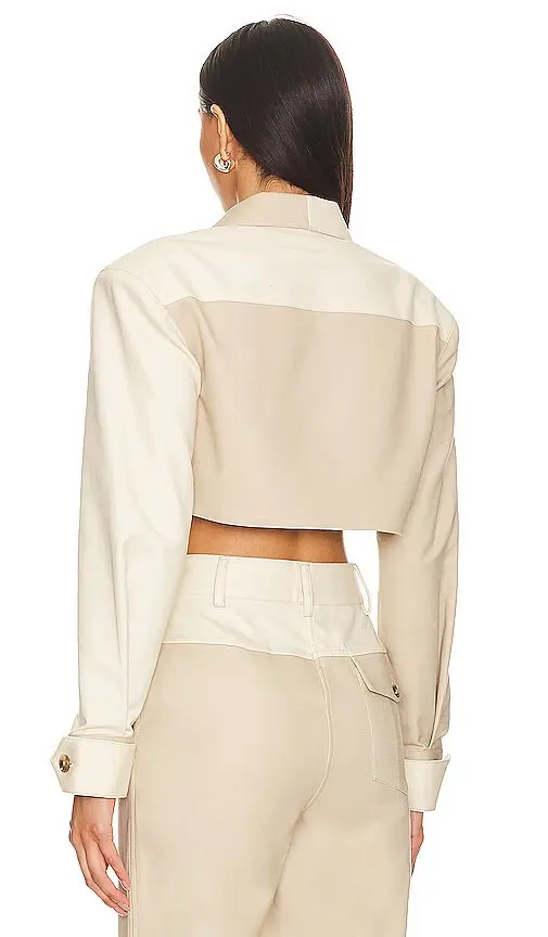 CAMILA COELHO Araceli Cropped Jacket