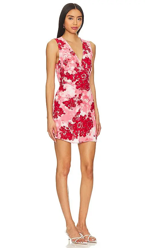 Faithfull The Brand Nadja Mini Dress In Pink