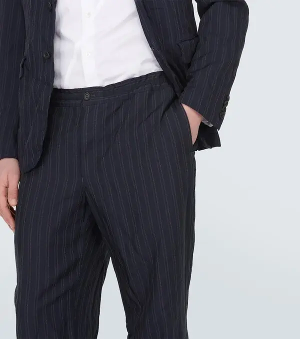 Comme Des Garçons Homme Deux Striped Straight Pants