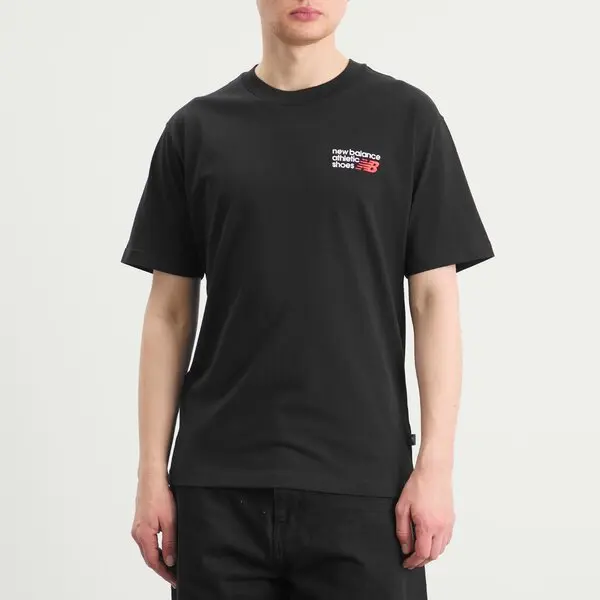 NEW BALANCE Nb Athletics Premium Logo Relaxed T-shirt - Black