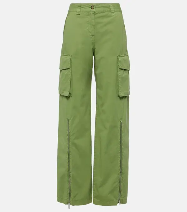 Stella McCartney Mid-rise Cotton Cargo Pants