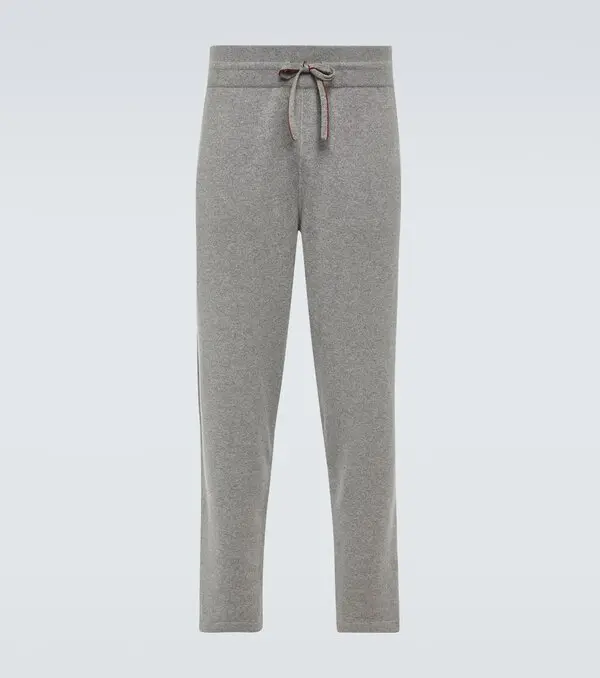 Loro Piana Merano Cashmere Sweatpants - Grey