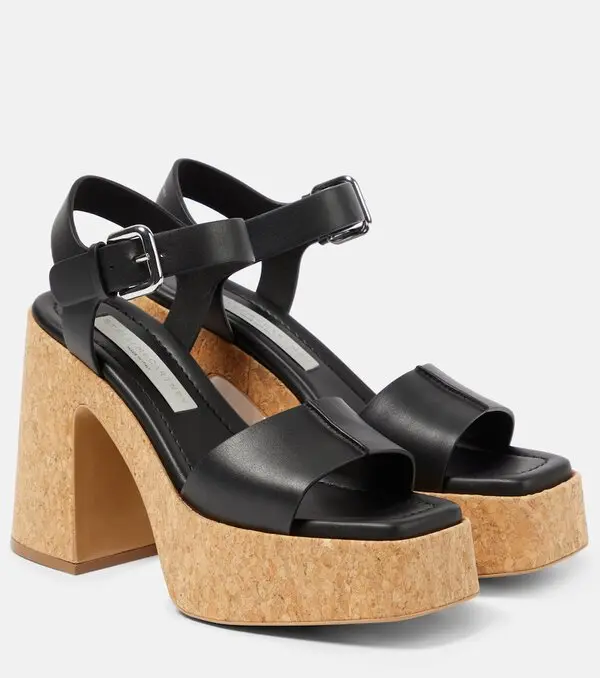 Stella McCartney Skyla Platform Sandals - Black