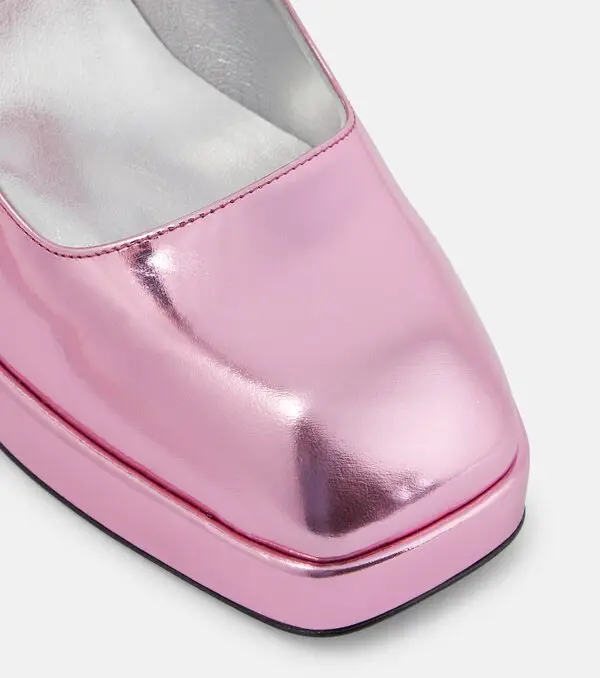 NODALETO Bulla Babies 90 Leather Mary Jane Pumps