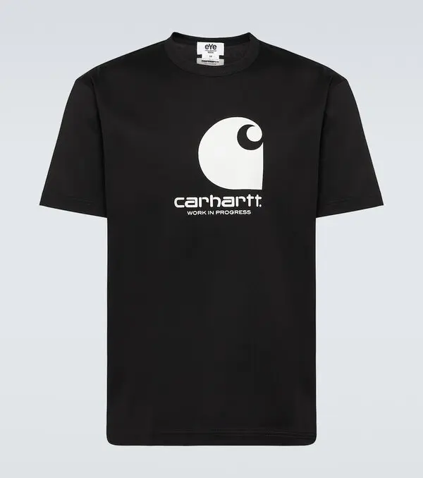 Junya Watanabe X Carhartt Logo Cotton Jersey T-shirt