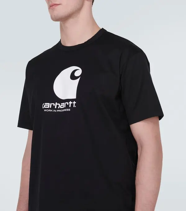 Junya Watanabe X Carhartt Logo Cotton Jersey T-shirt