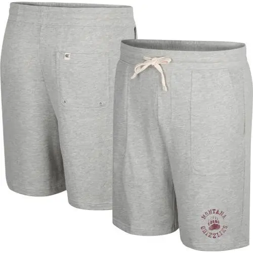 COLOSSEUM Montana Grizzlies Love To Hear This Terry Shorts - Heather Gray