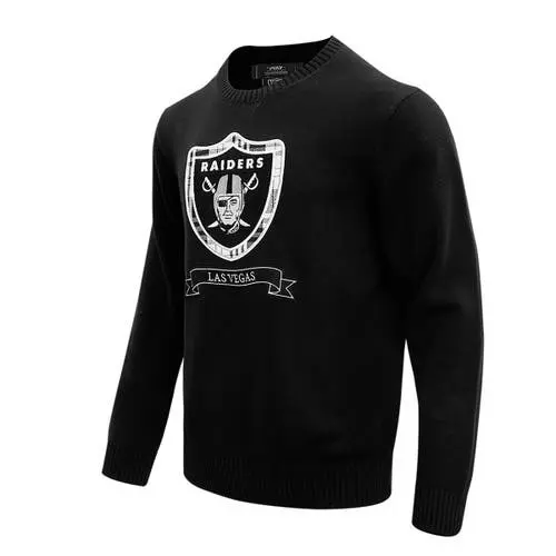 PRO STANDARD Las Vegas Raiders Crest Knit Sweater