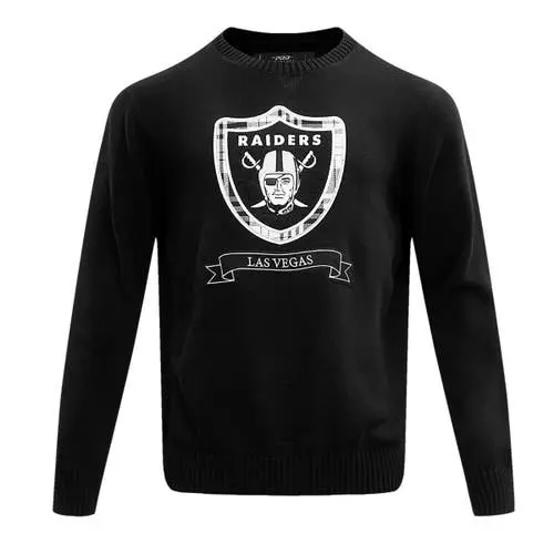 PRO STANDARD Las Vegas Raiders Crest Knit Sweater