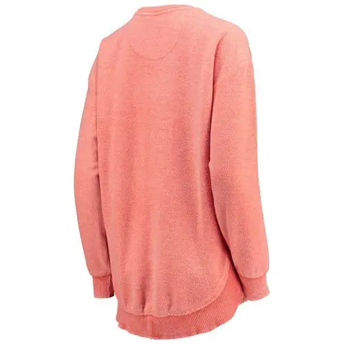 PRESSBOX Clemson Tigers Ponchoville Pullover Sweatshirt