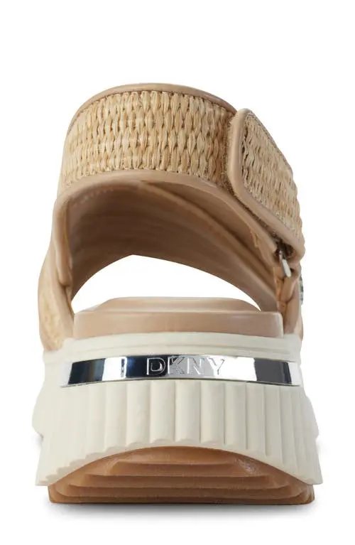 Dkny Malai Crossband Sandals - Beige